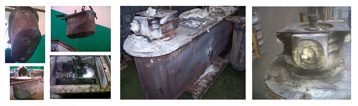 Refurbishing used welded molten metal crucibles - Ditta Musto